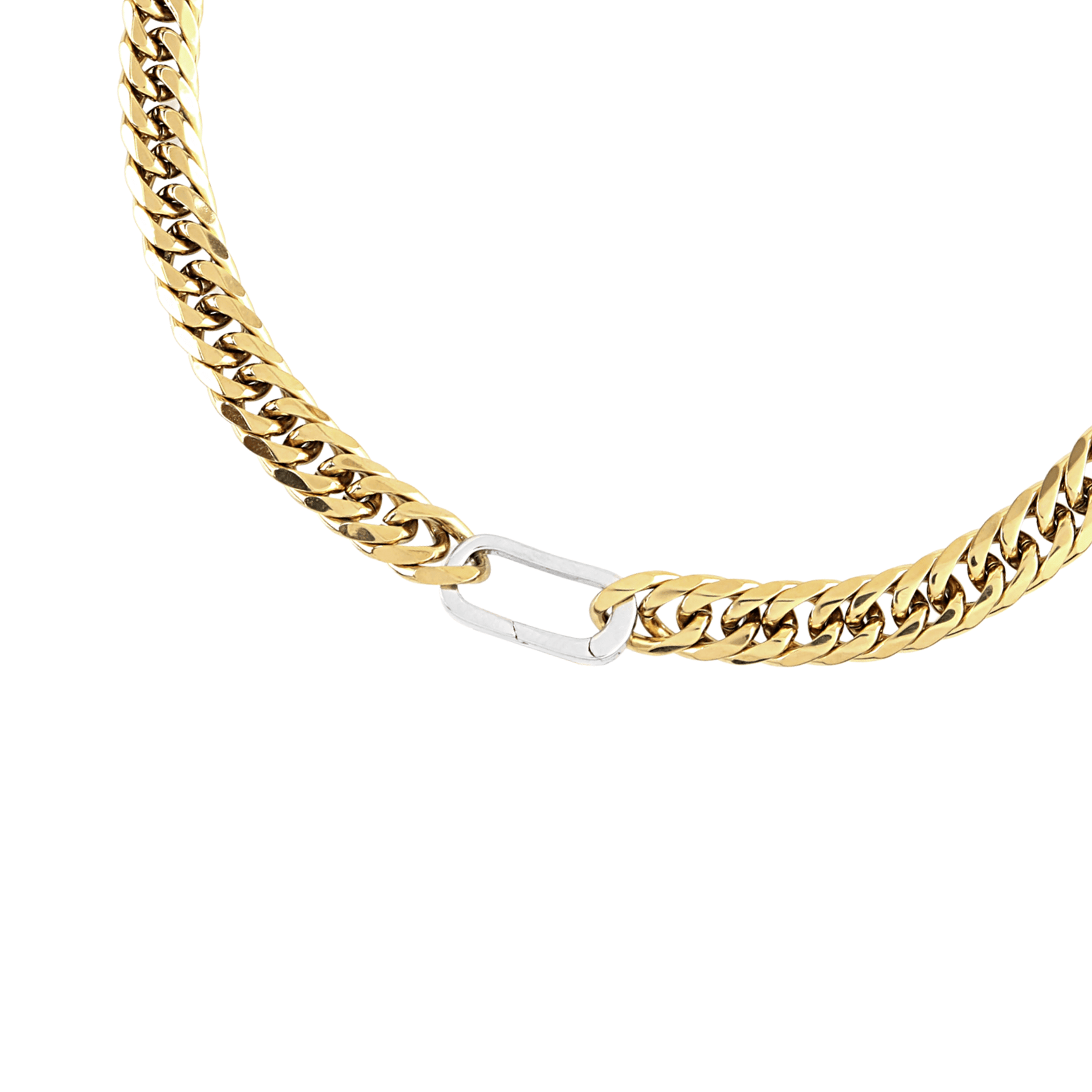JUST CLICK GOLD CHAIN NECKLACE – Artizan Joyeria